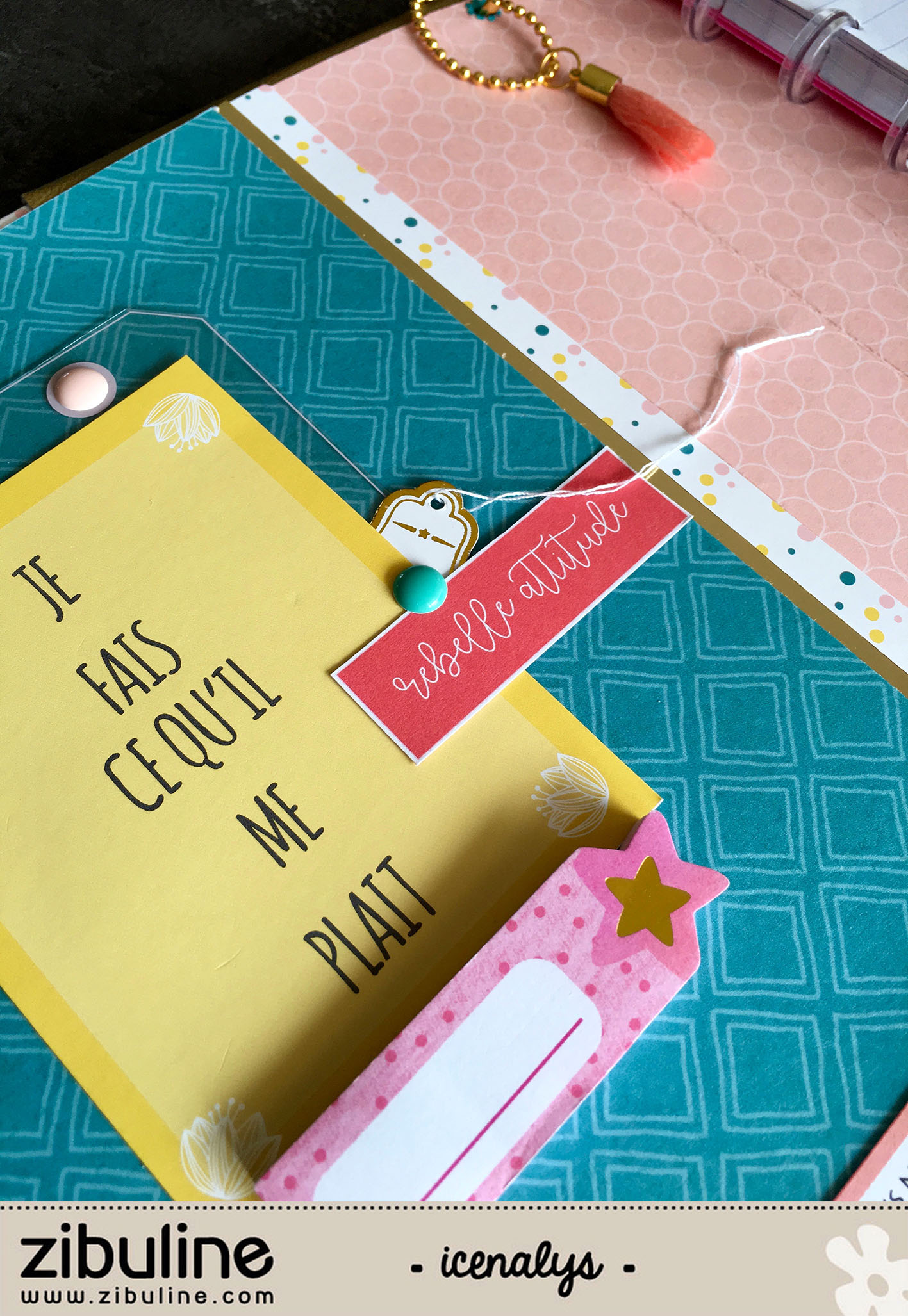 Tuto Journal intime – Icenalys – L'univers de Zibuline